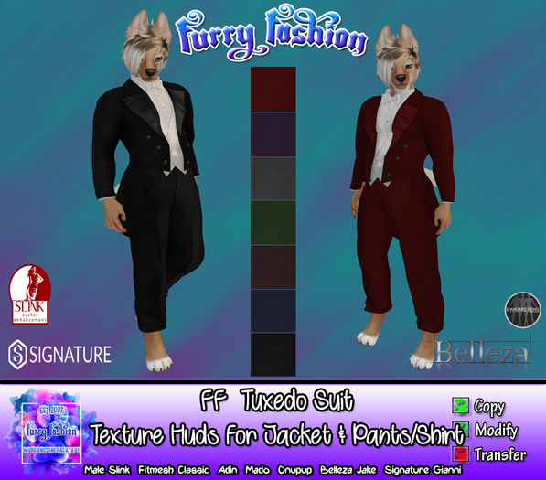 Second Life Marketplace ~ff~ Tuxedo Suit